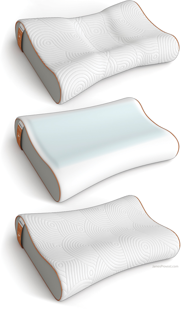 Pillow Renderings | James Provost – Technical Illustrator